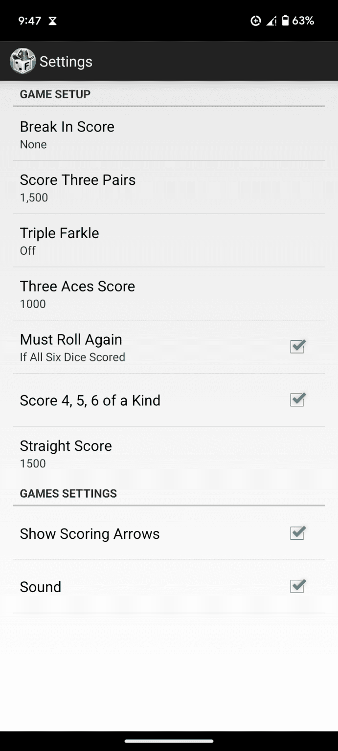Farkle Solo for iOS and Android
